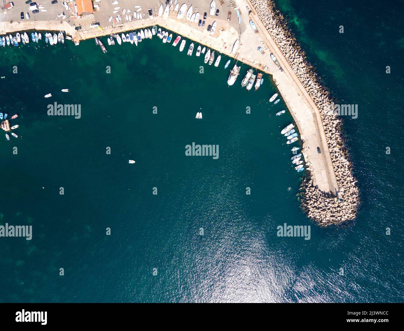 Aerial view of Town of Tsarevo, Burgas Region, Bulgaria Stock Photo - Alamy