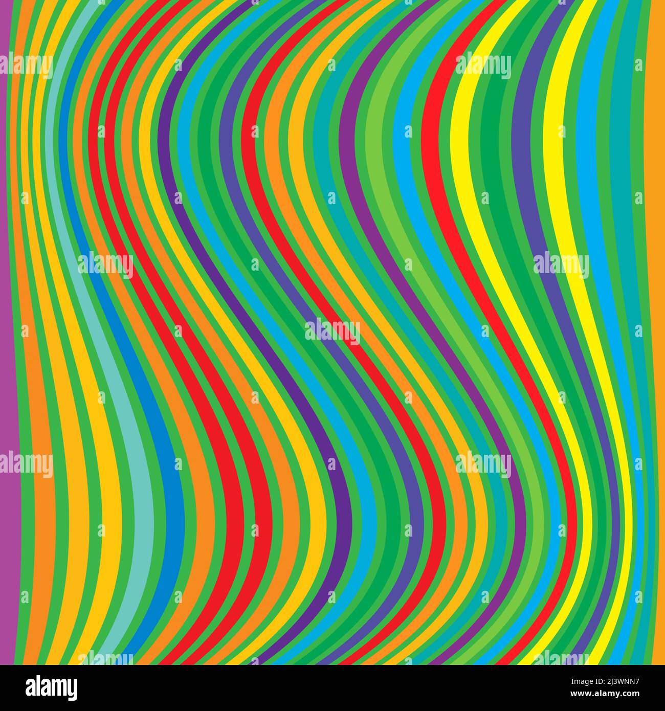 Distorted, deformed lines and stripes vector element. Stock vector ...