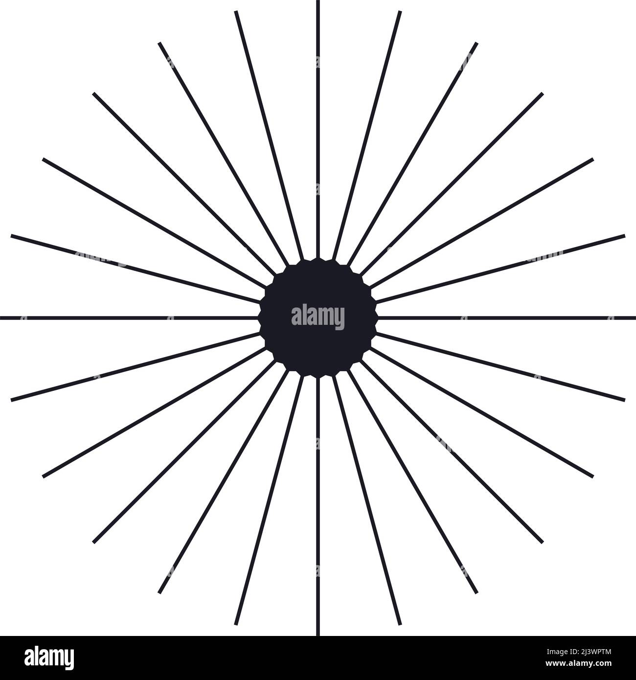 Geometric abstract circle element, design. Stock vector illustration ...