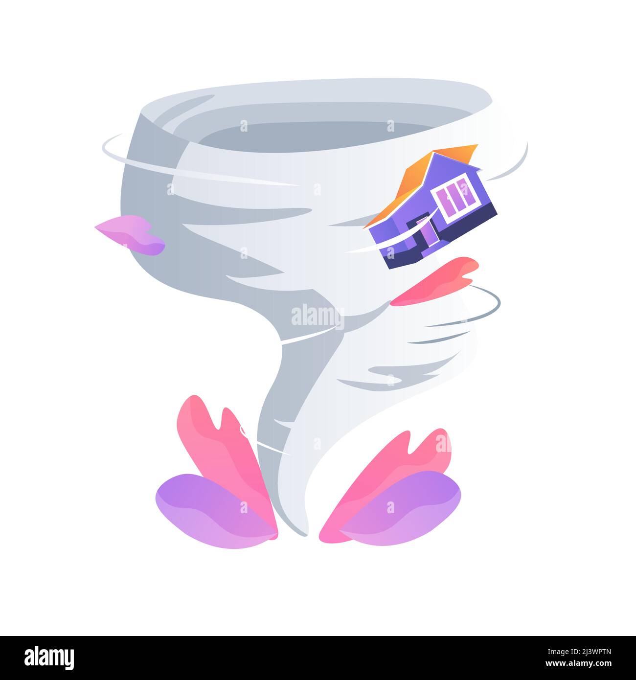 Hurricanes abstract concept vector illustration. Natural disaster ...