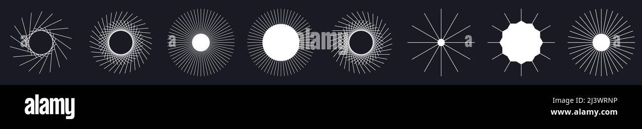 Geometric abstract circle element, design. Stock vector illustration ...