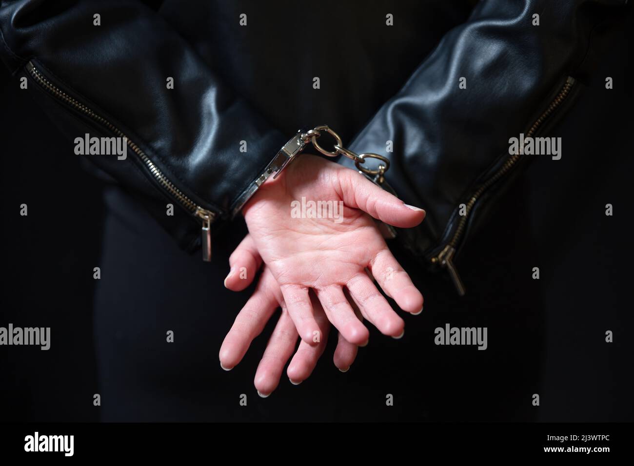 Arrest jail criminal woman prisoner hi-res stock photography and images ...