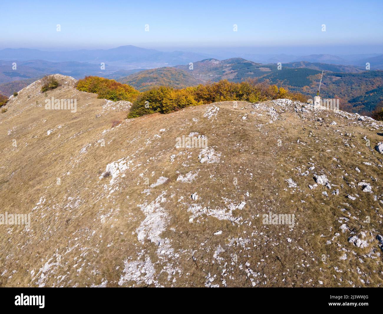 Amazing Autumn Landscape of Erul mountain near Golemi peak, Pernik ...