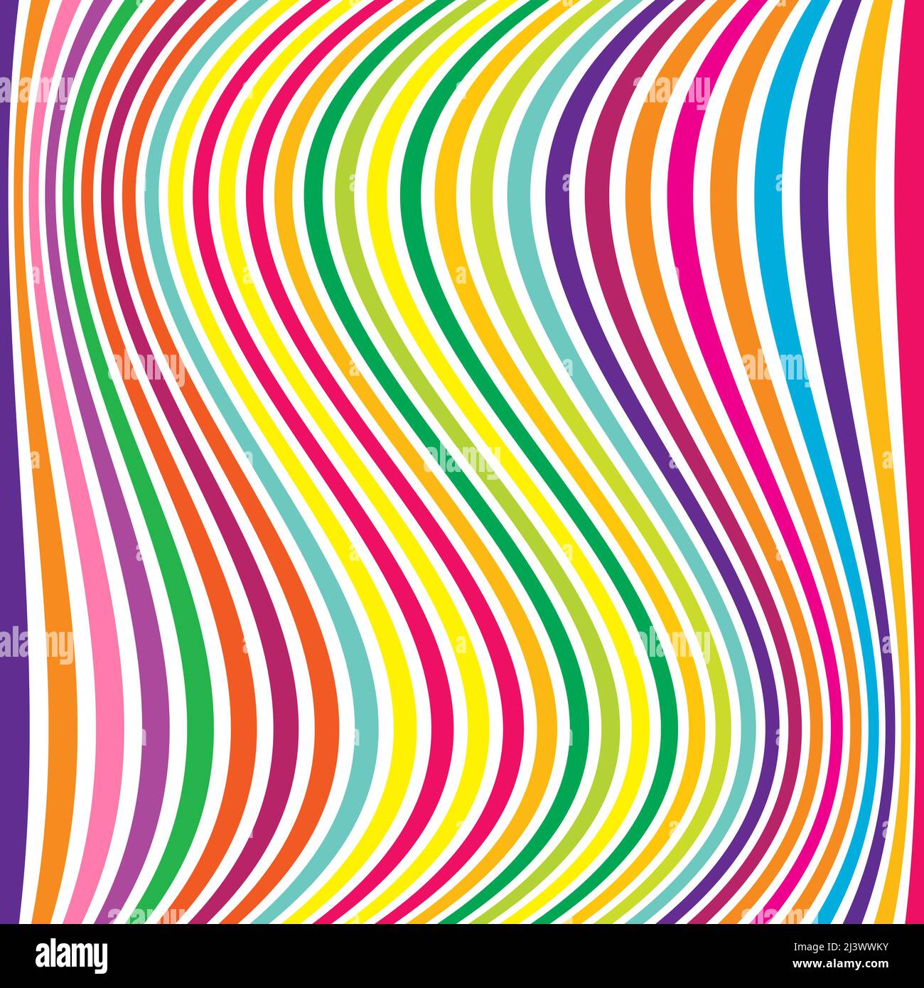 Distorted, deformed lines and stripes vector element. Stock vector ...
