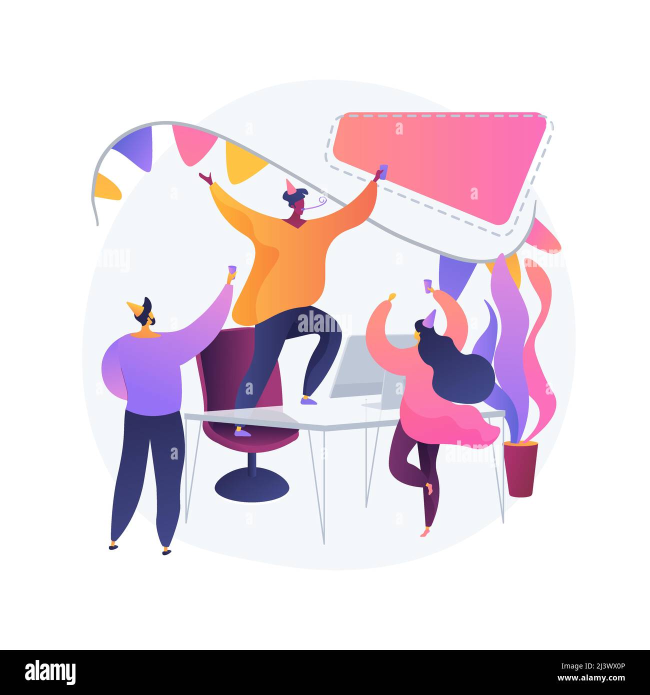 Employee worker workers staff Stock Vector Images - Alamy