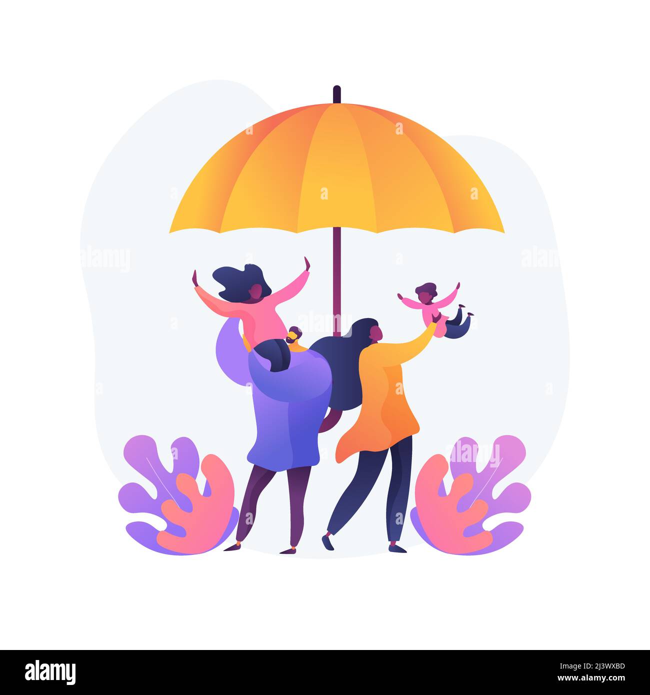 Social security abstract concept vector illustration. Social security ...