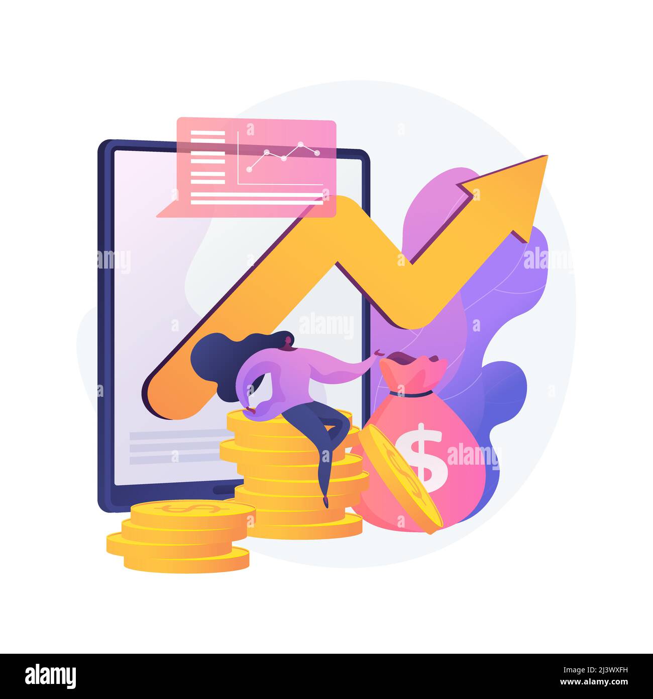 Investment fund abstract concept vector illustration. Investment trust ...