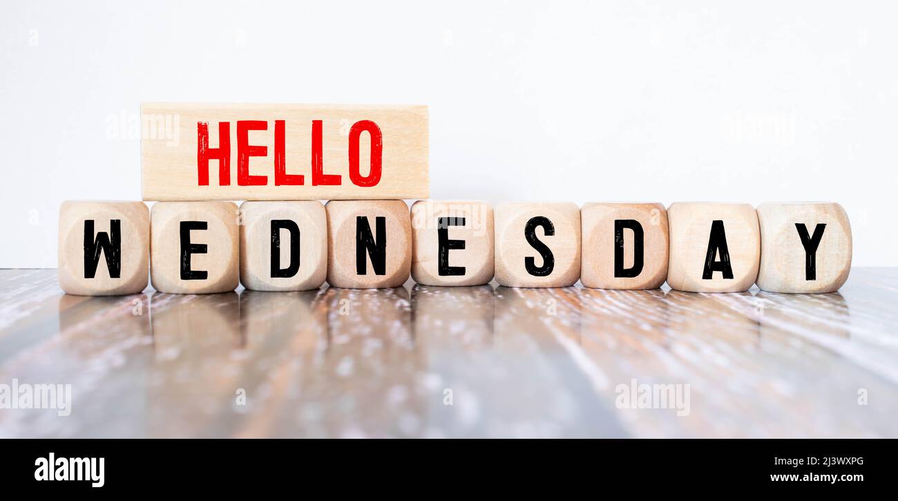 Wednesday word hi-res stock photography and images - Alamy