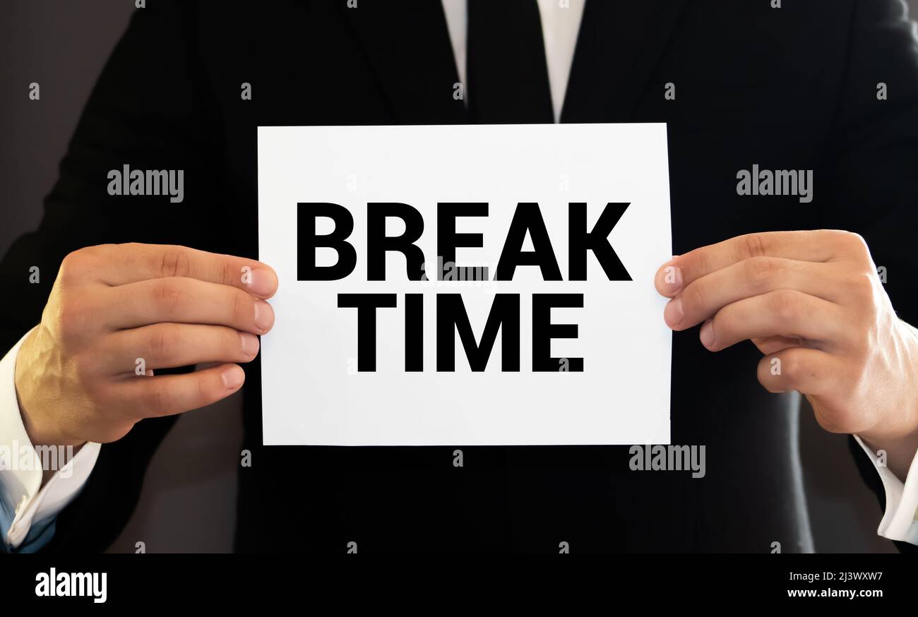 Time off word on white hi-res stock photography and images - Alamy