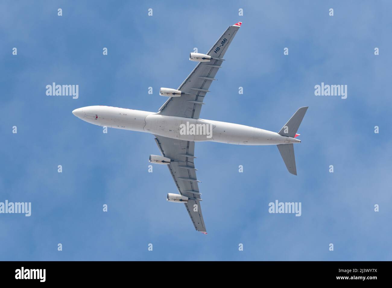 Zurich, Switzerland, March 2, 2022 Swiss International Airlines Airbus ...
