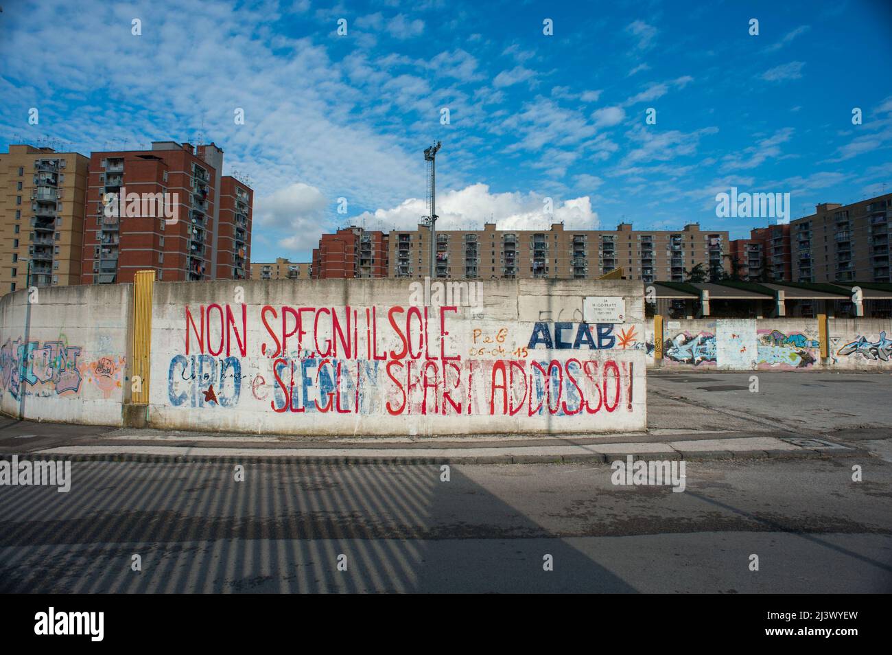 Naples, Italy 21/01/2016: Scampia. ©Andrea Sabbadini Stock Photo - Alamy