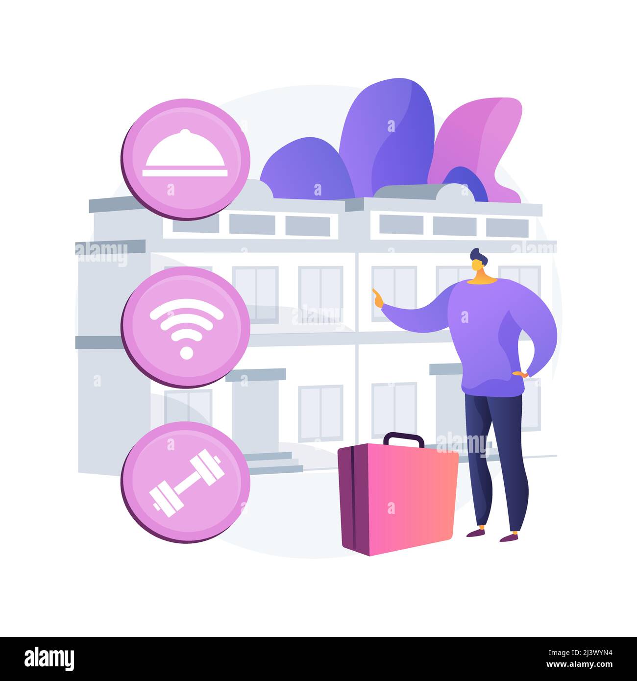 Highway inn Stock Vector Images - Alamy