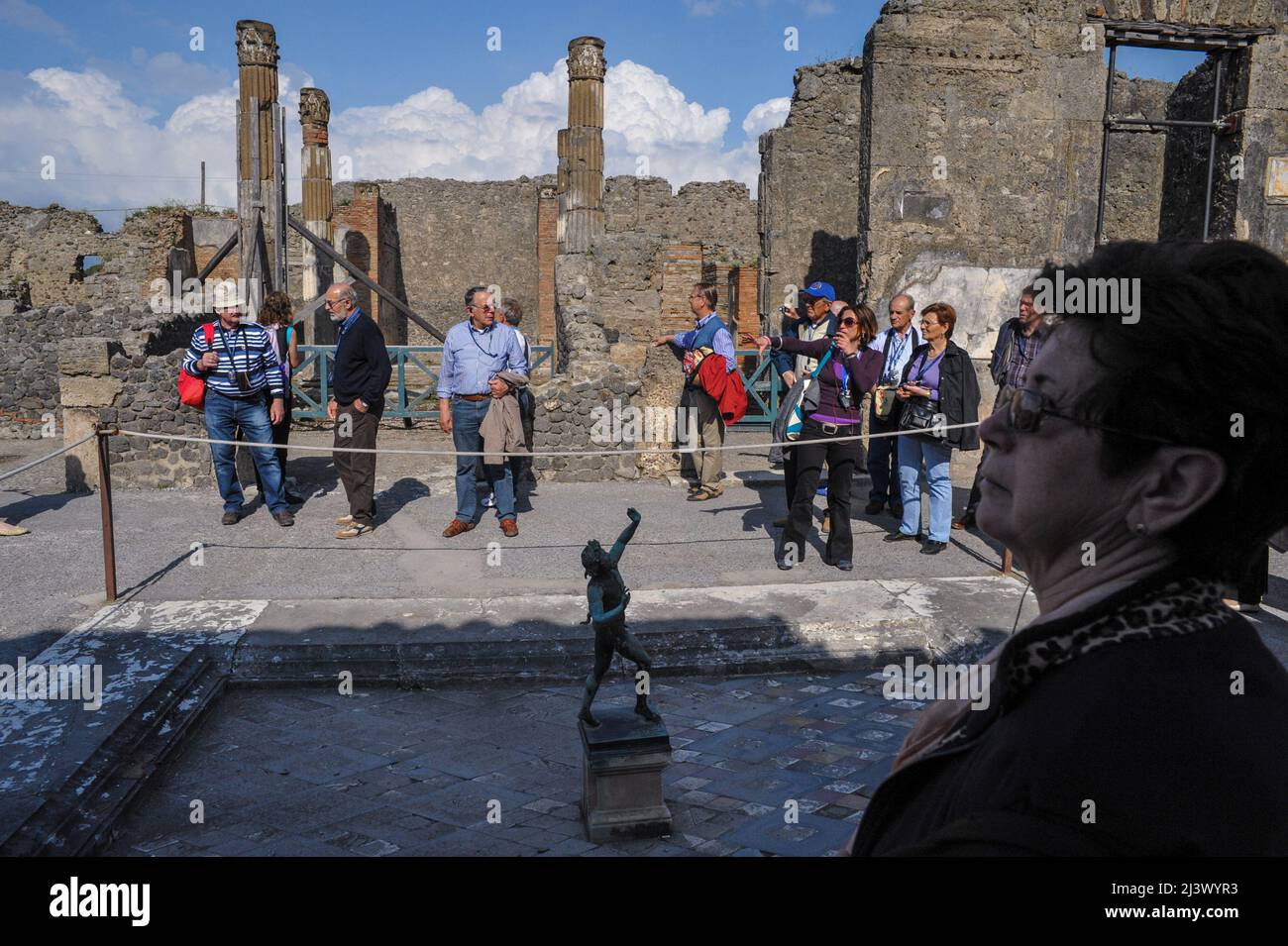 Pompei, Naples, Italy 17/04/2010: archaeological site. © Andrea ...