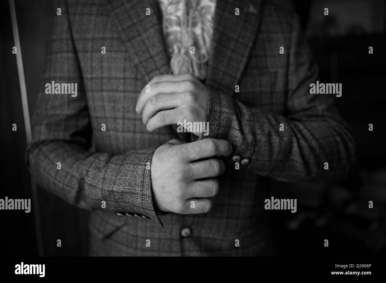 Men style suit shirt Black and White Stock Photos & Images - Alamy