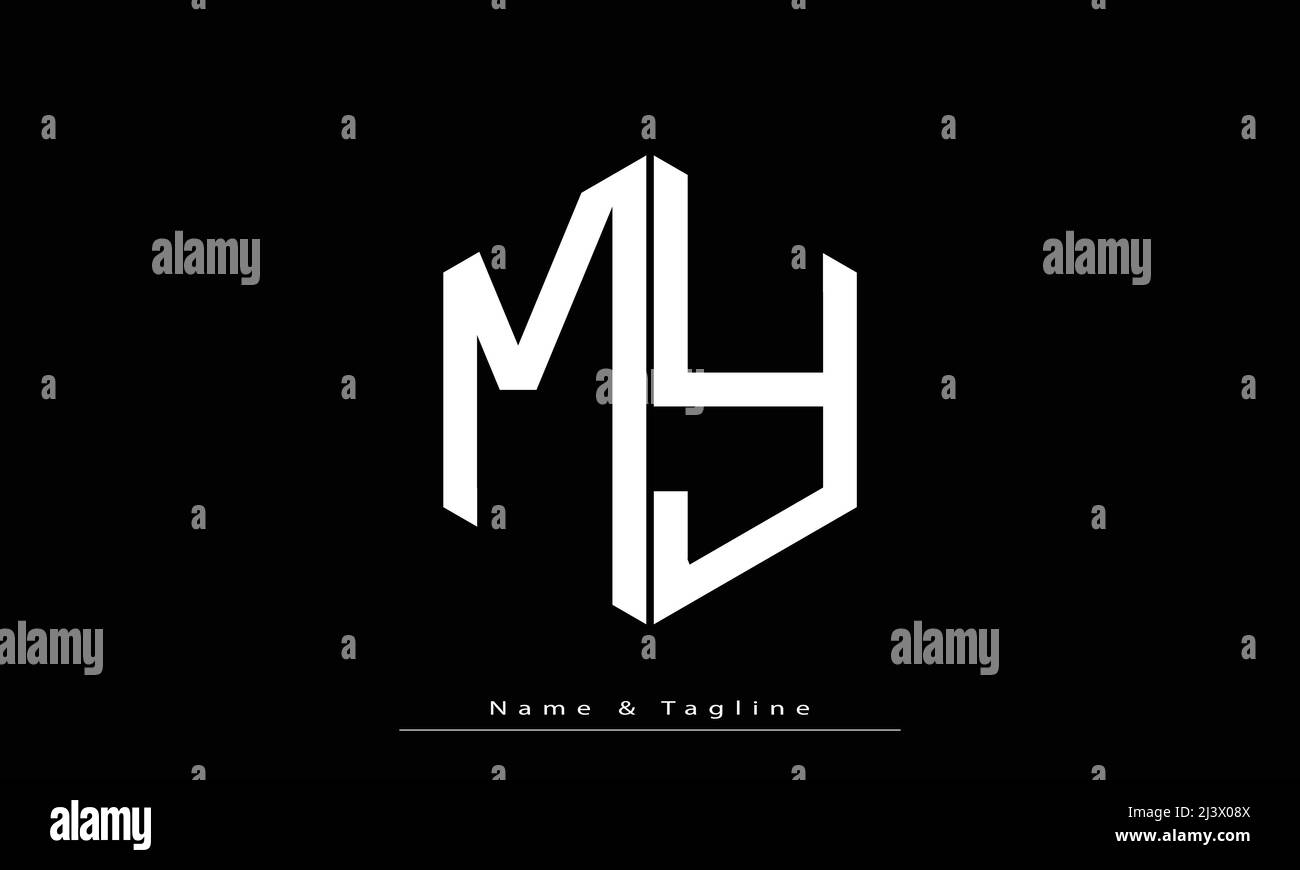 Alphabet letters Initials Monogram logo MY , YM Stock Vector Image ...