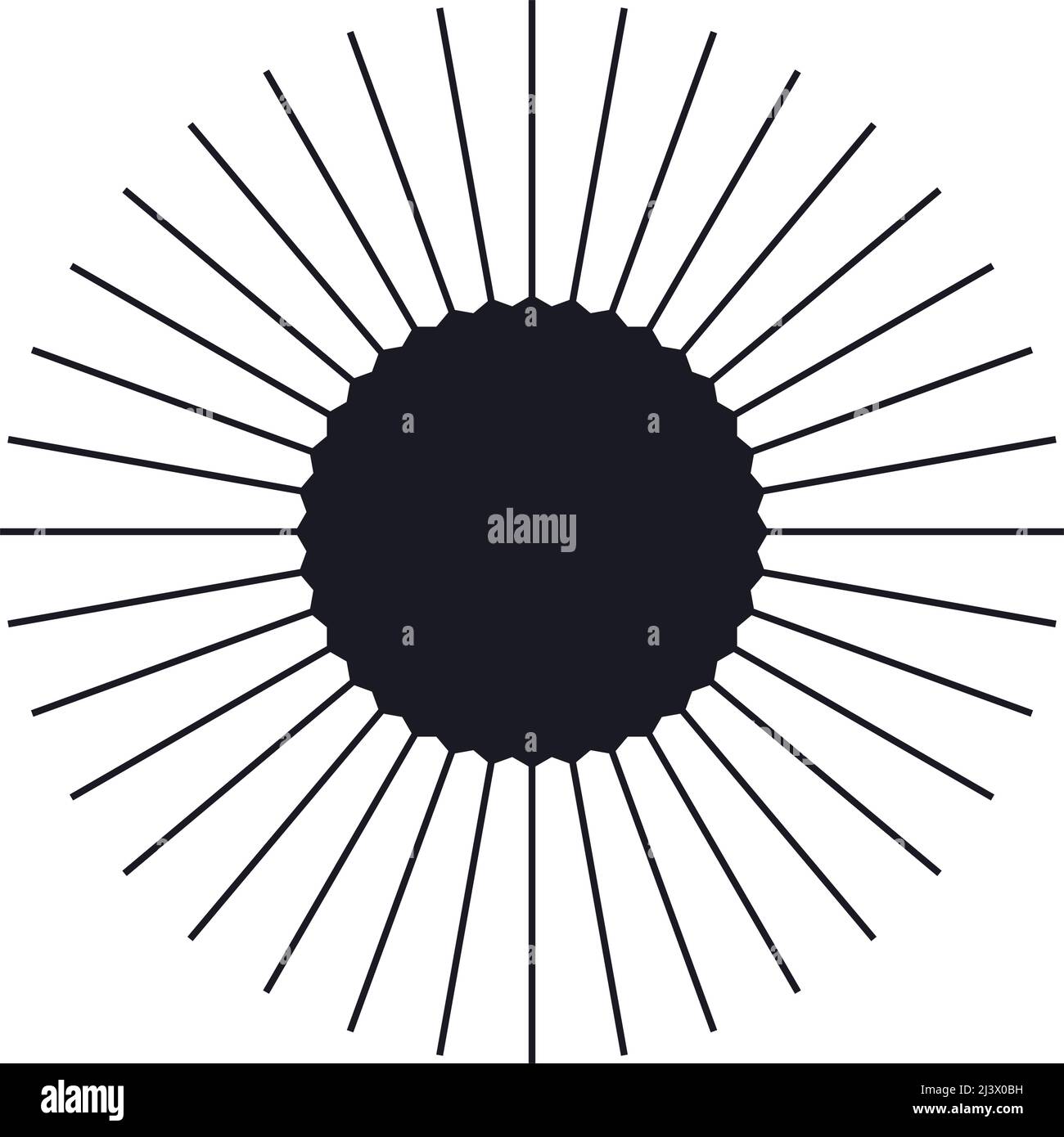 Geometric abstract circle element, design. Stock vector illustration ...