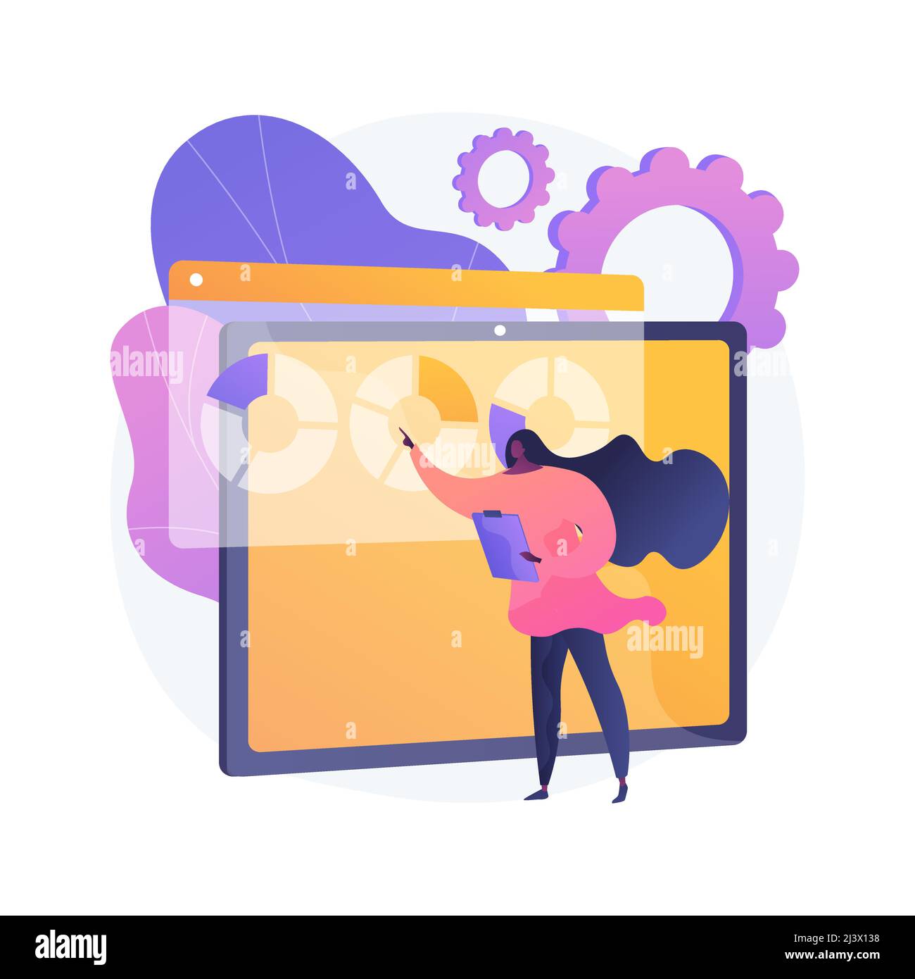 Innovation management software abstract concept vector illustration ...