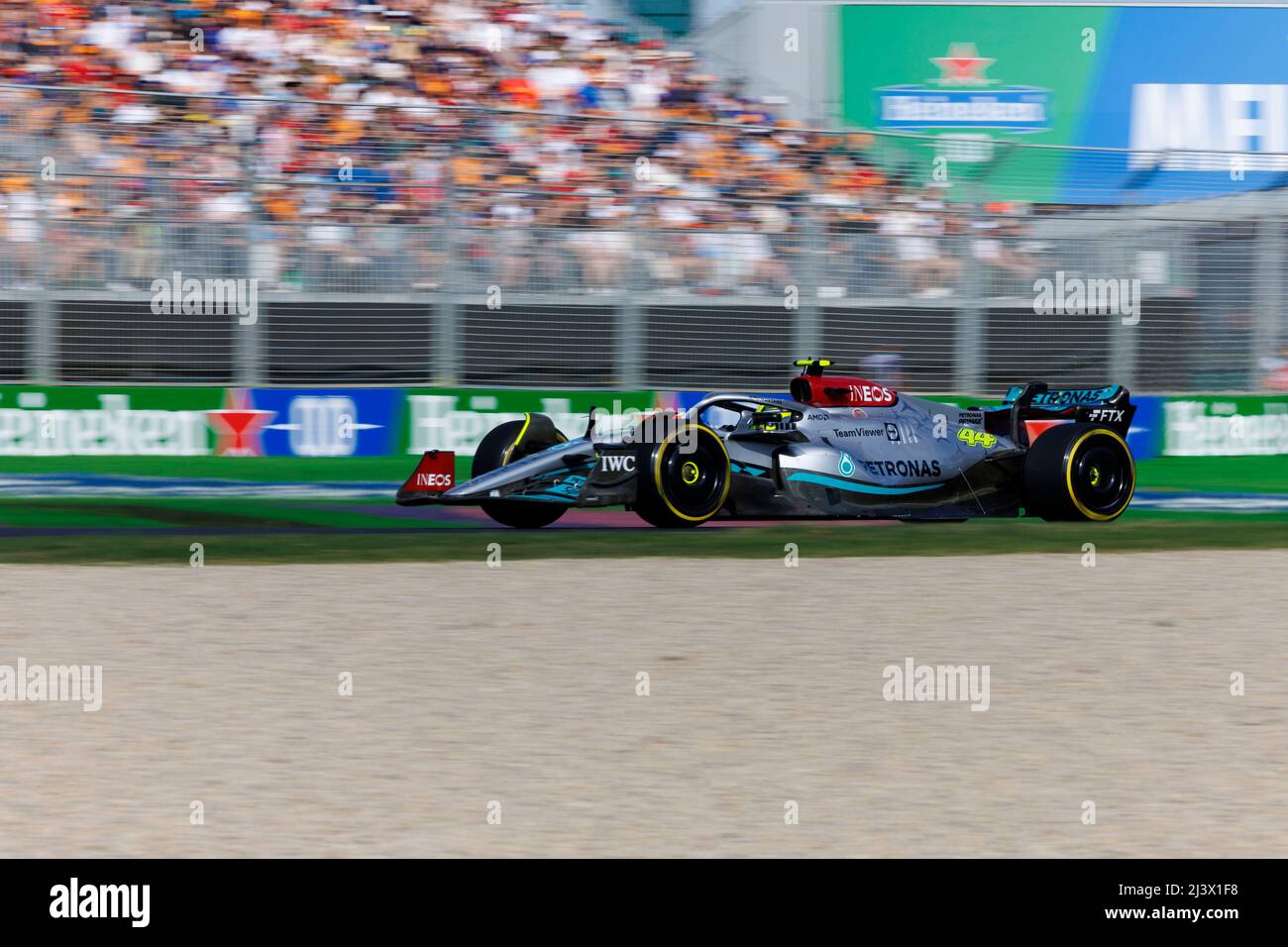 Lewis hamilton mercedes finish hi-res stock photography and images - Alamy