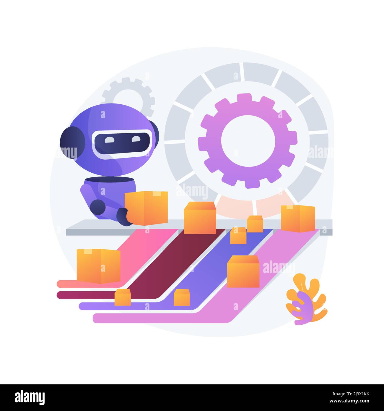 Sortation systems abstract concept vector illustration. Product ... Sortation systems abstract concept vector illustration. Product ...