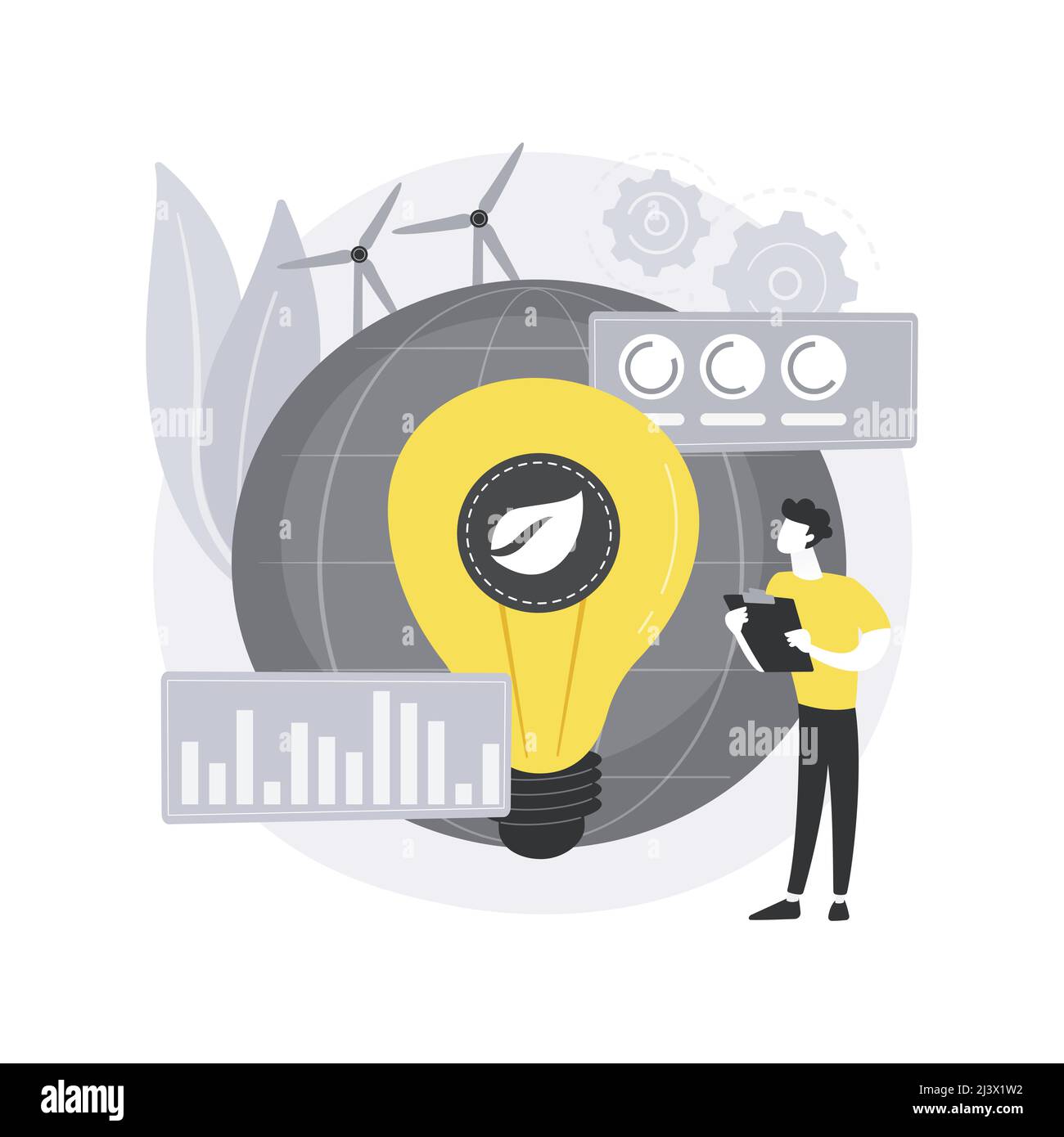 Bio circular green economy Stock Vector Images - Alamy