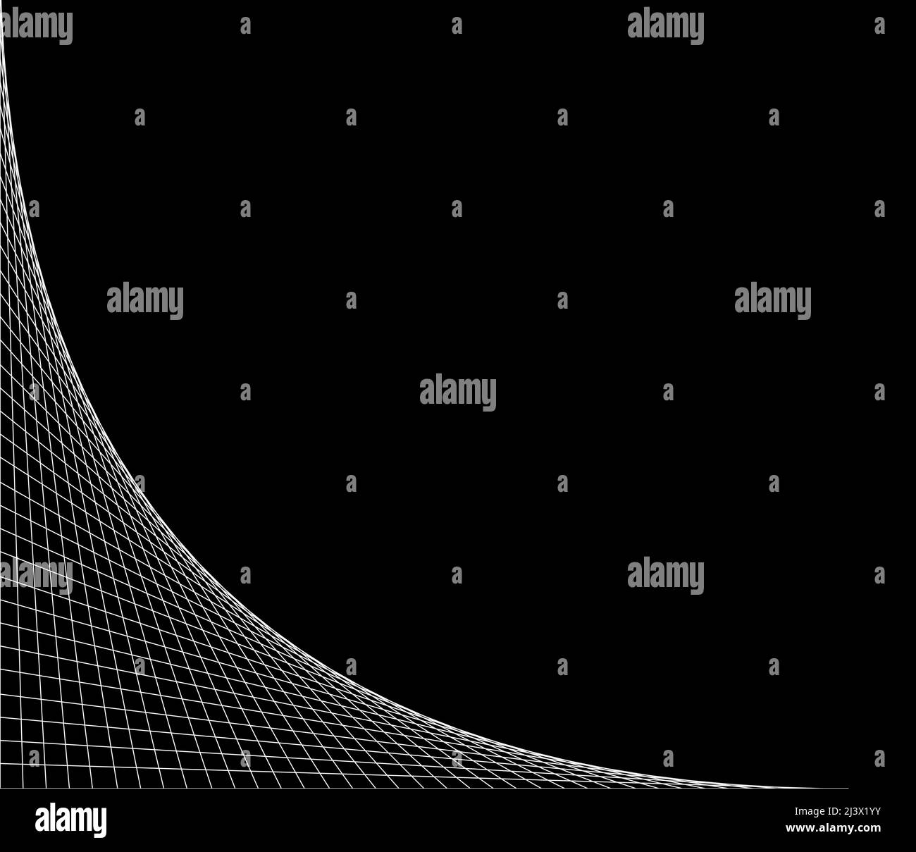 Netting, intersecting lines grid, mesh corners vector pattern, texture ...