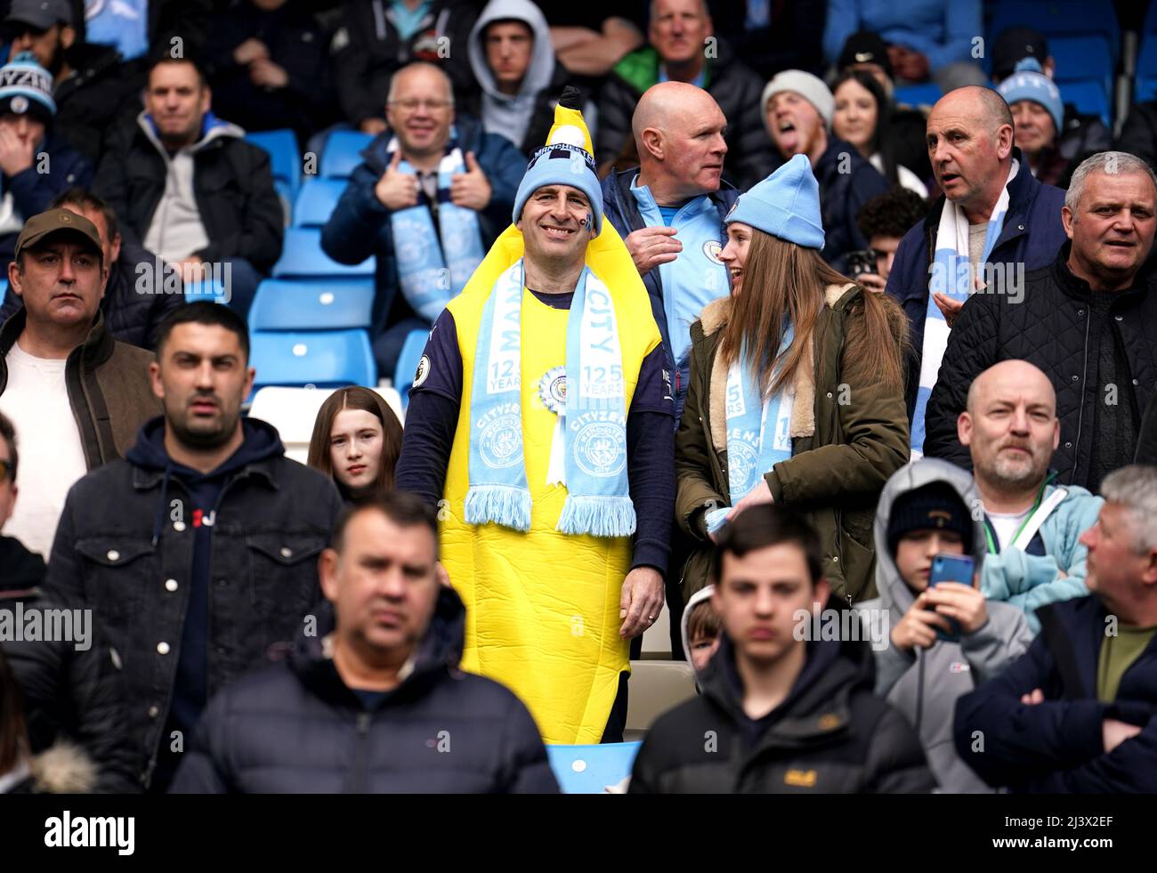 Manchester city fan banana hi-res stock photography and images - Alamy