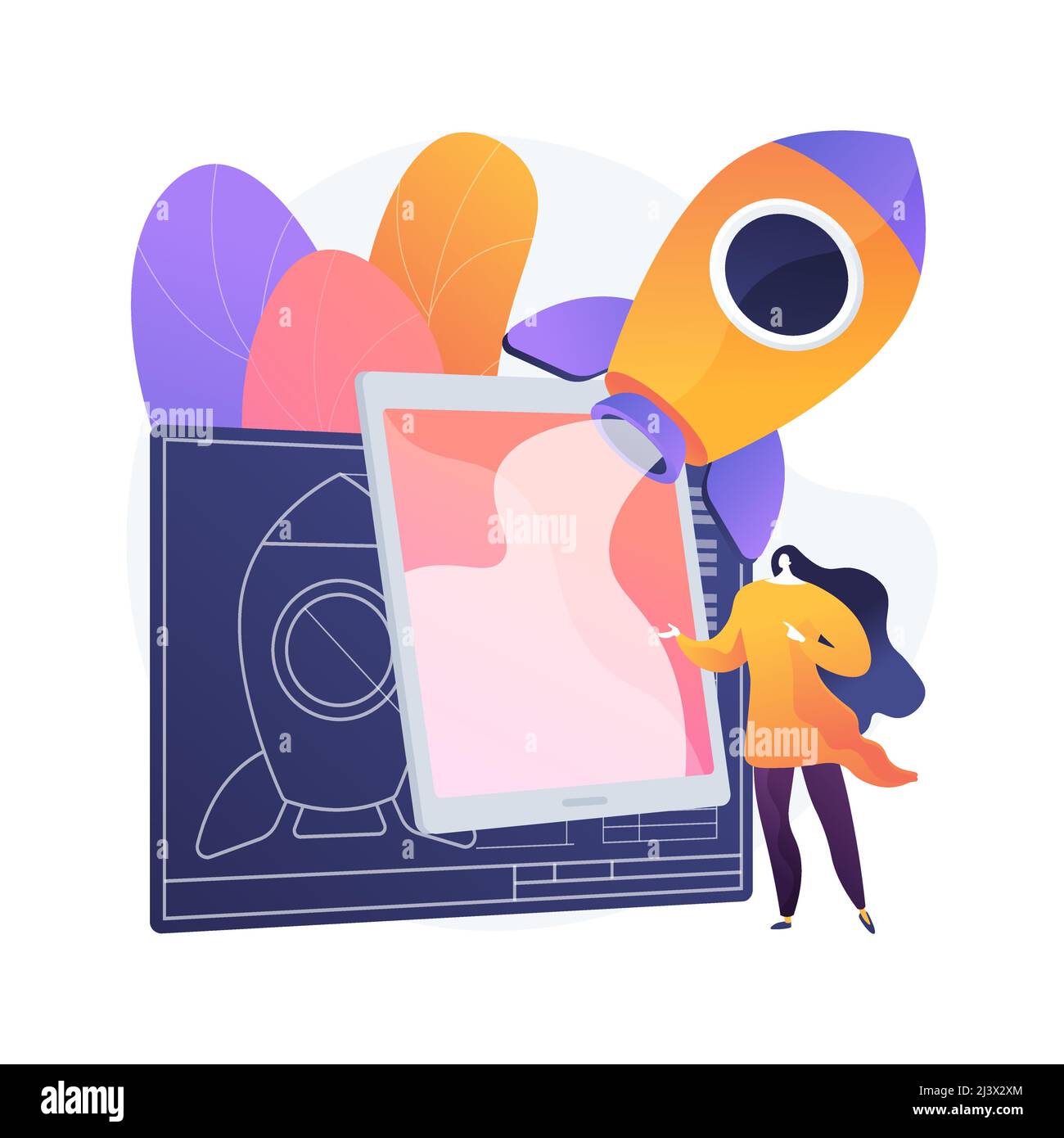 Model and reality Stock Vector Images - Alamy