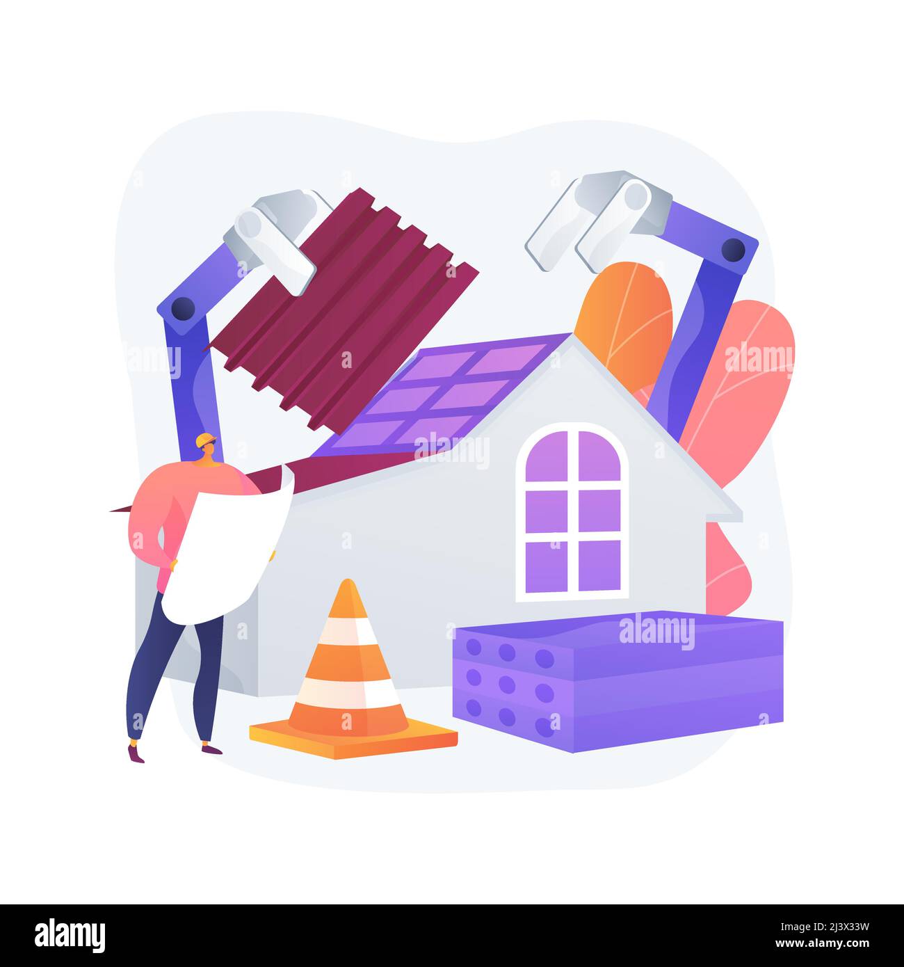 Automated construction equipment abstract concept vector illustration ... Automated construction equipment abstract concept vector illustration ...