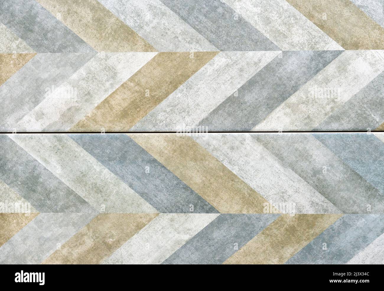 Ceramic tiles with a geometric pattern and aging effect Stock Photo - Alamy