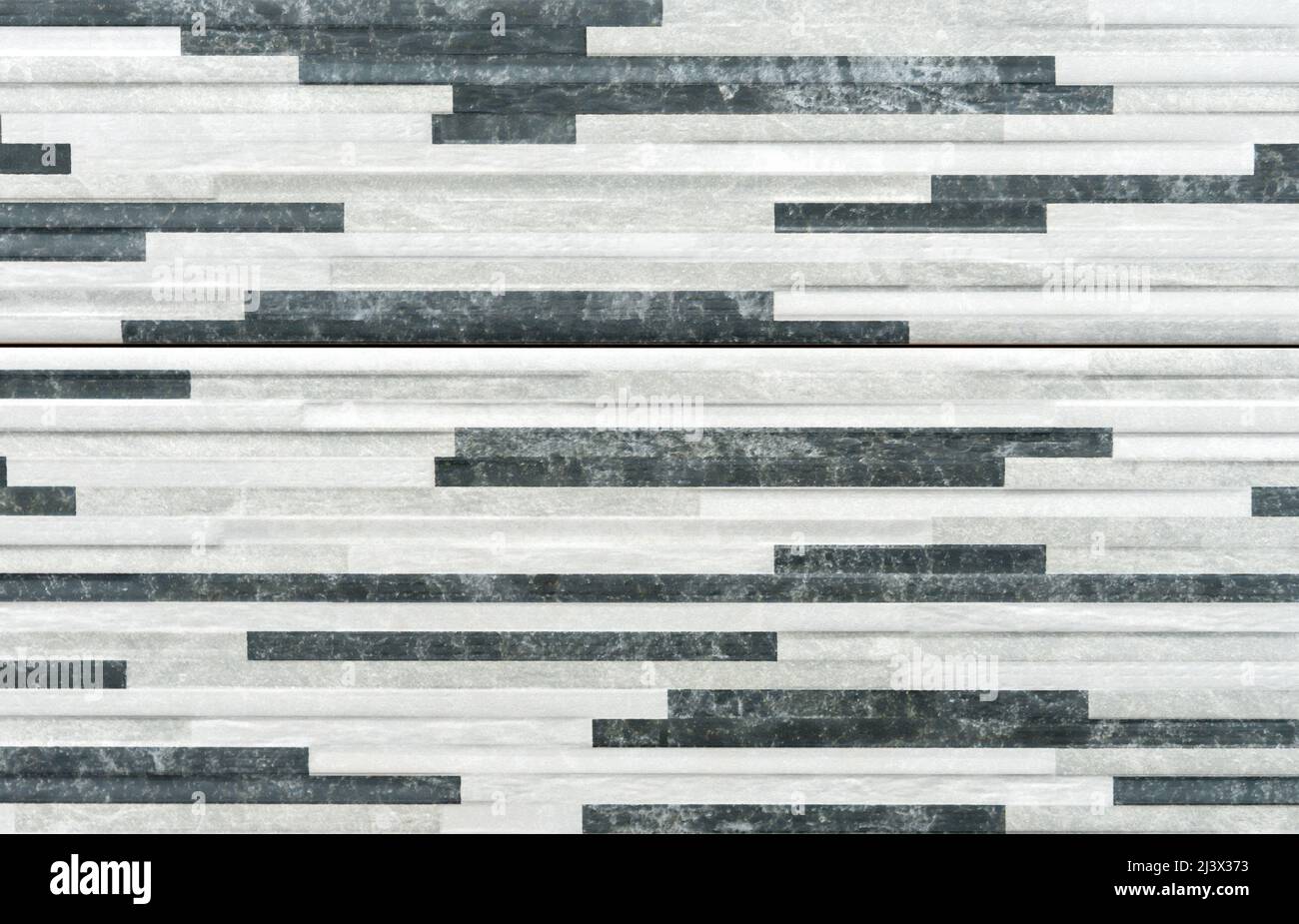 Porcelain tile with black, white and gray stripes Stock Photo - Alamy