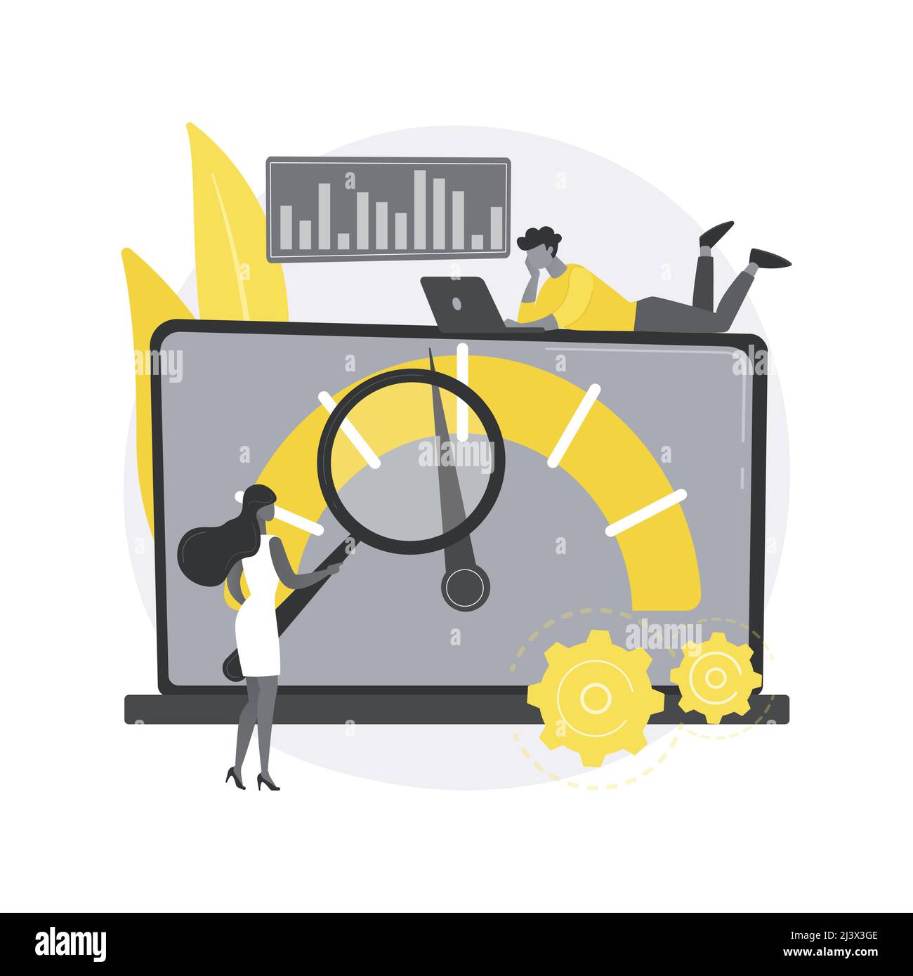 Benchmark testing abstract concept vector illustration. Benchmarking ... Benchmark testing abstract concept vector illustration. Benchmarking ...