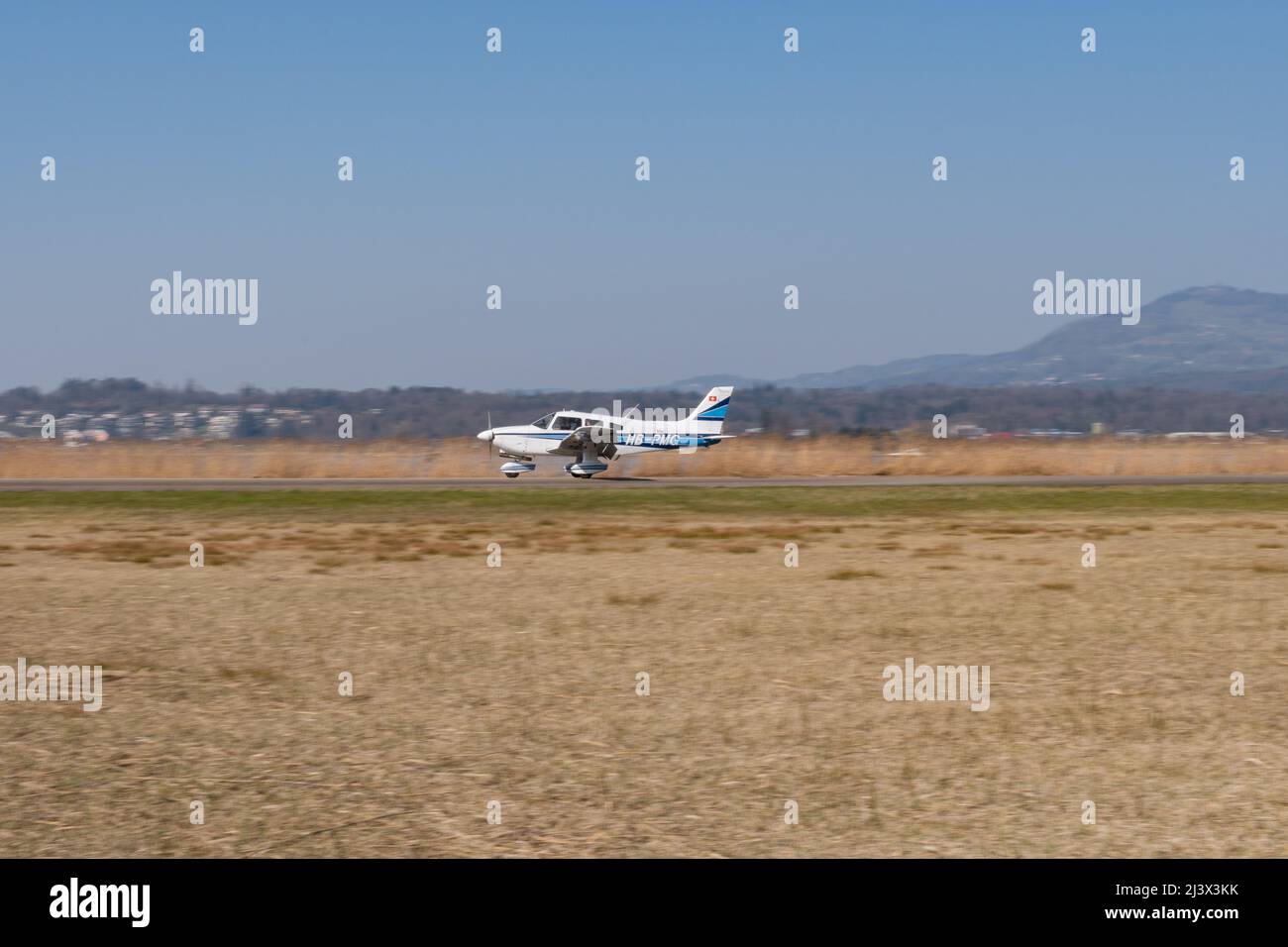Wangen-Lachen, Switzerland, March 27, 2022 Piper PA28-181 Archer II ...