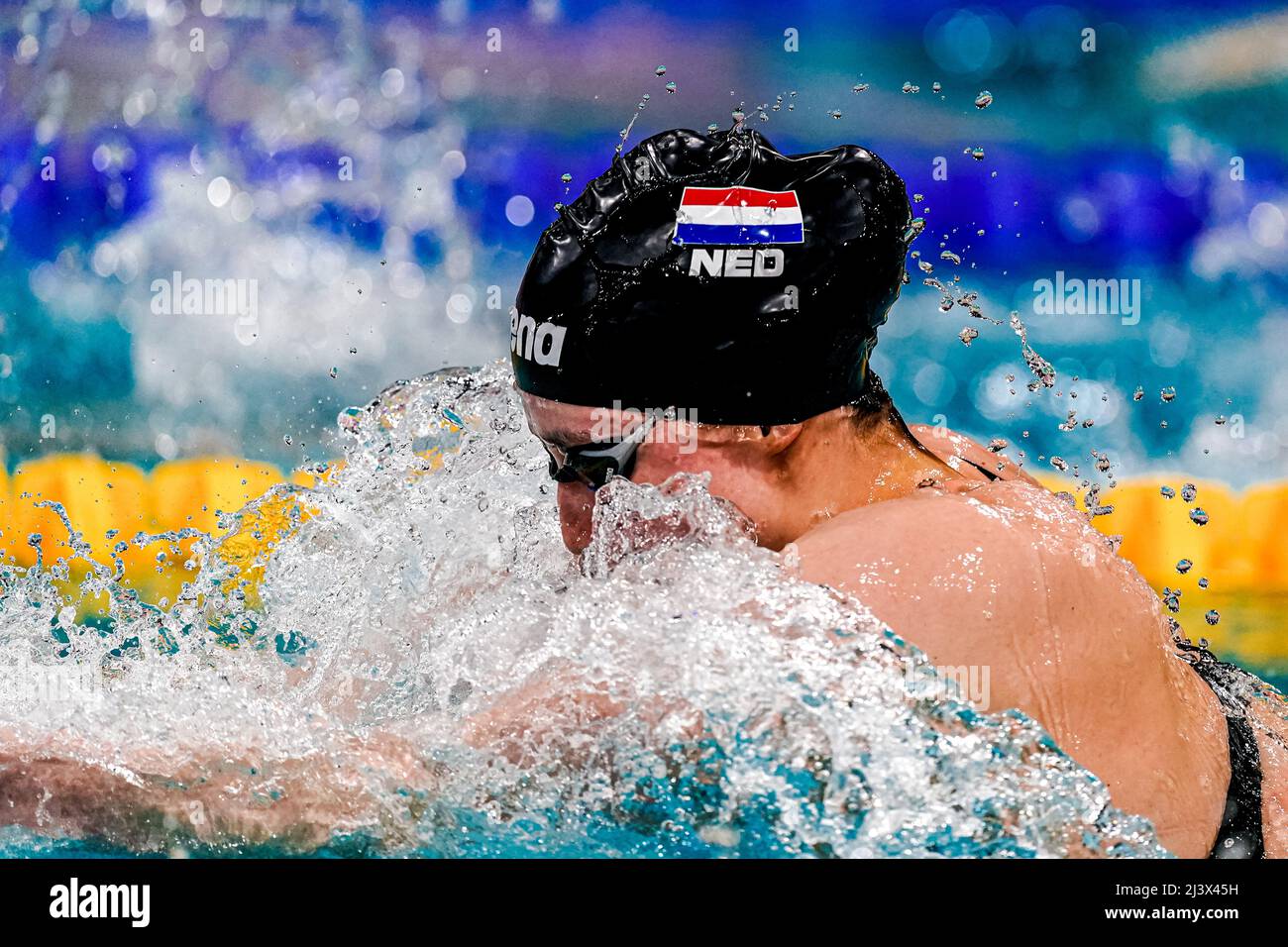 EINDHOVEN, NETHERLANDS - APRIL 10: Rosey Metz competing in the Women ...