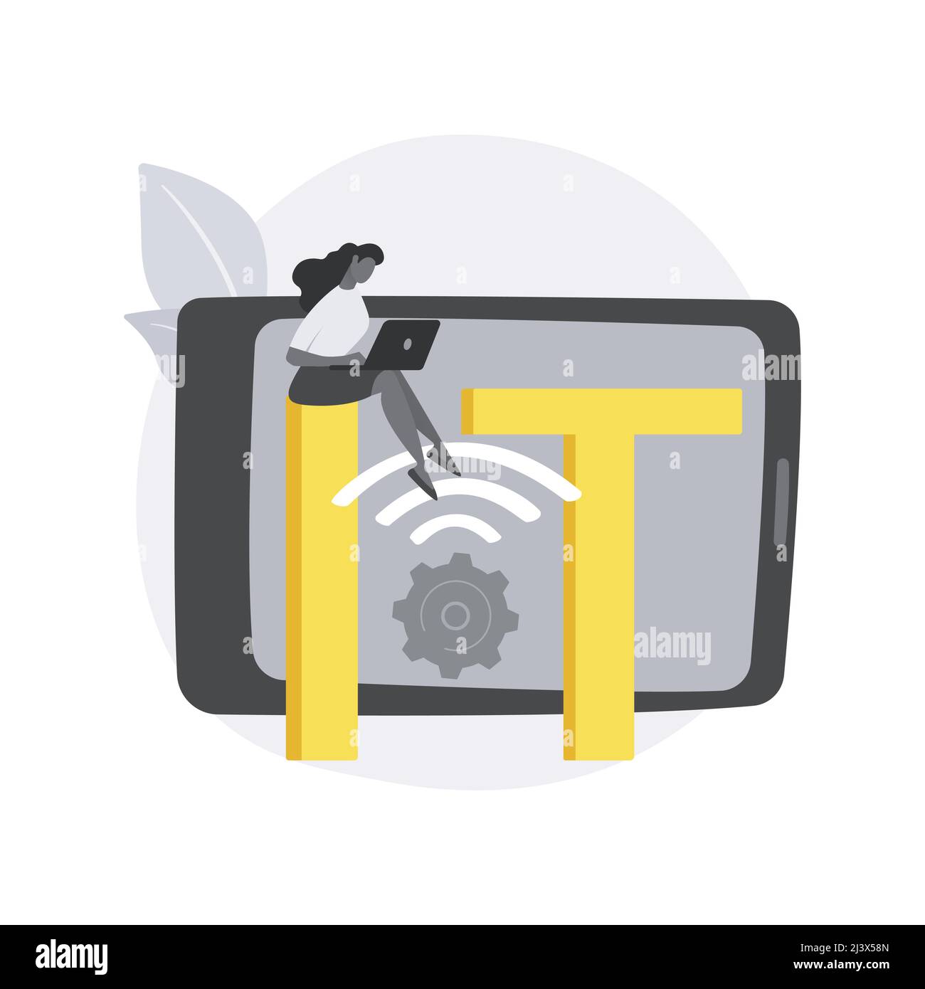 IoT development abstract concept vector illustration. Internet of ...