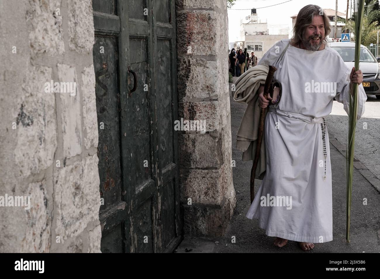 Jerusalem, Israel. 10th Apr, 2022. Thousands of Christian pilgrims ...