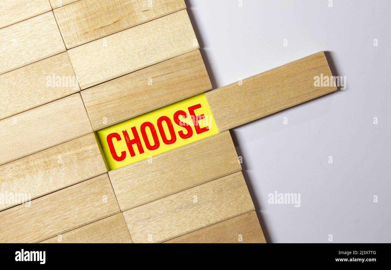 Choice word made building hi-res stock photography and images - Alamy