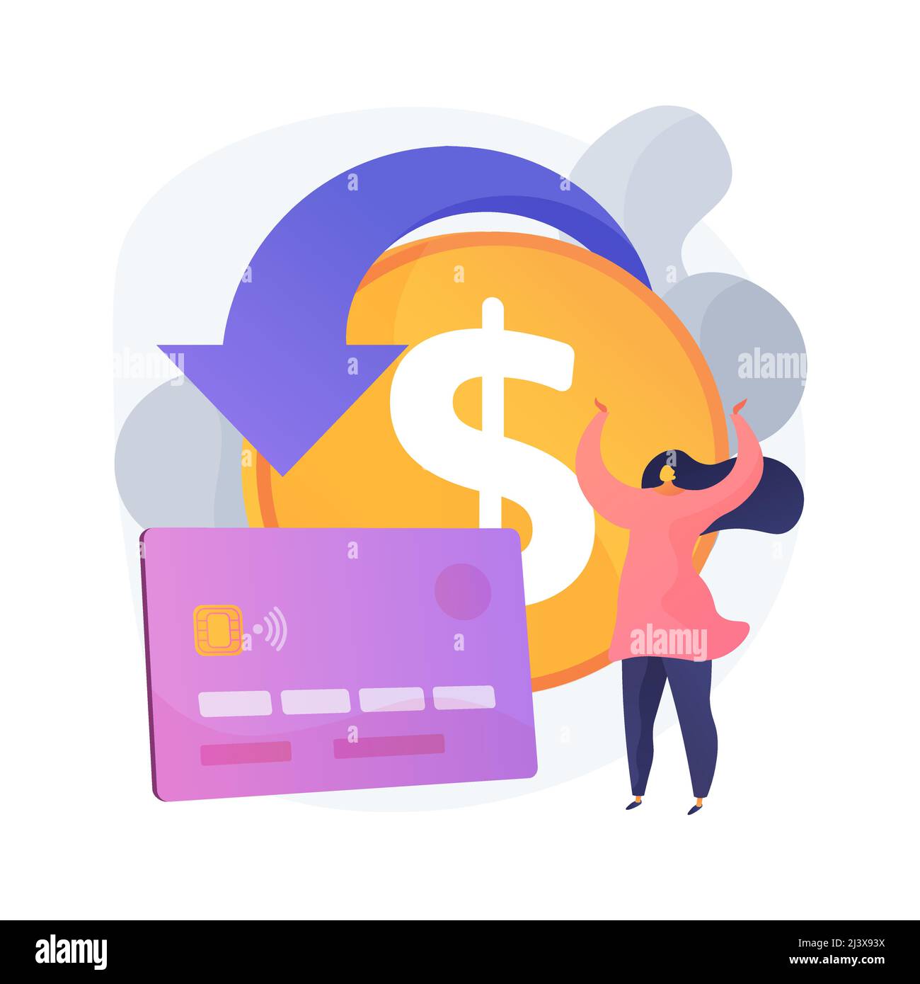 Chargeback abstract concept vector illustration. Payment dispute, pay ... Chargeback abstract concept vector illustration. Payment dispute, pay ...