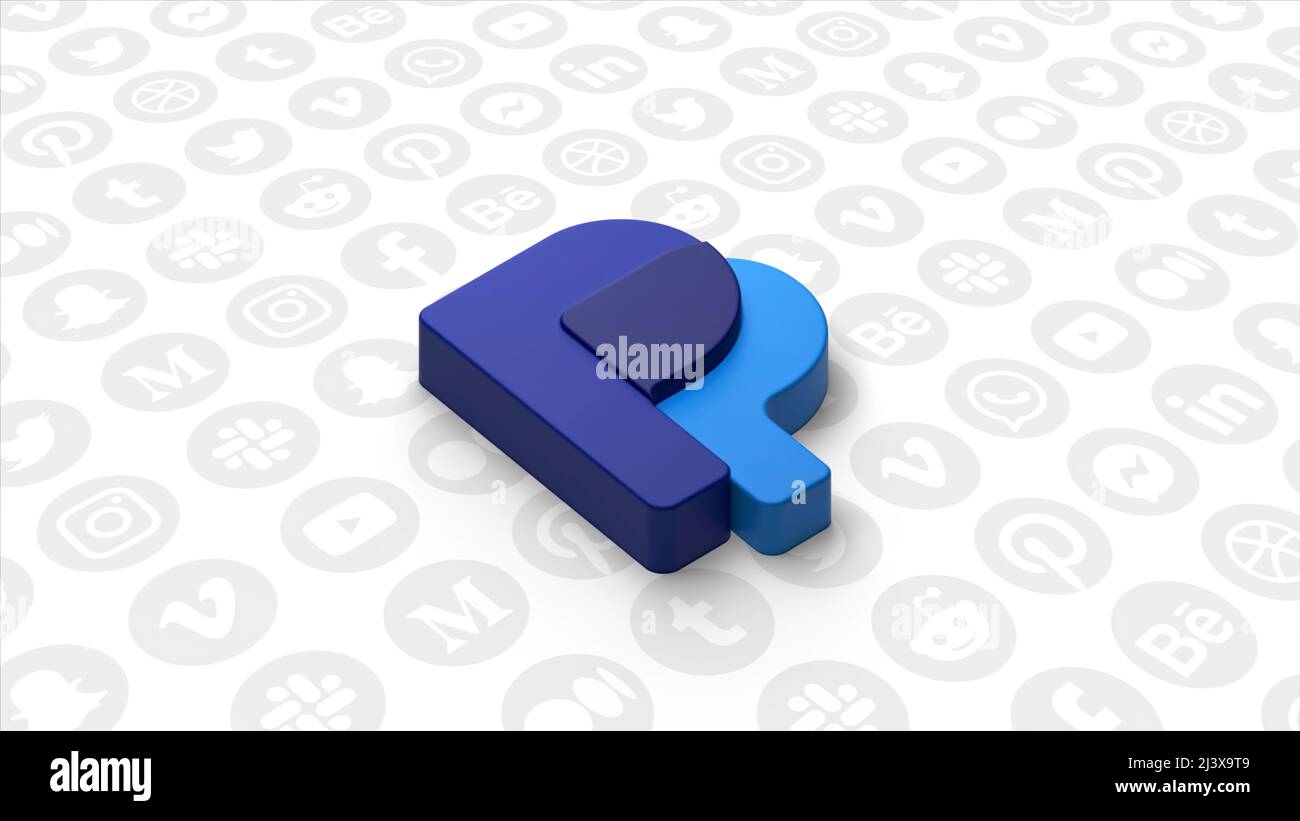 The logo is the largest debit electronic payment system.Motion.PayPal ...