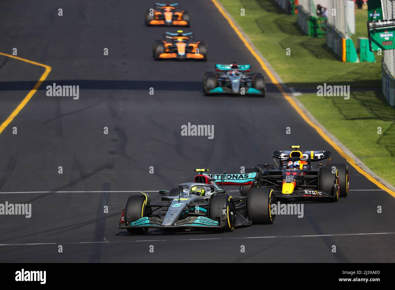 Melbourne, Australia. 10th Apr, 2022. 44 HAMILTON Lewis (gbr), Mercedes ...
