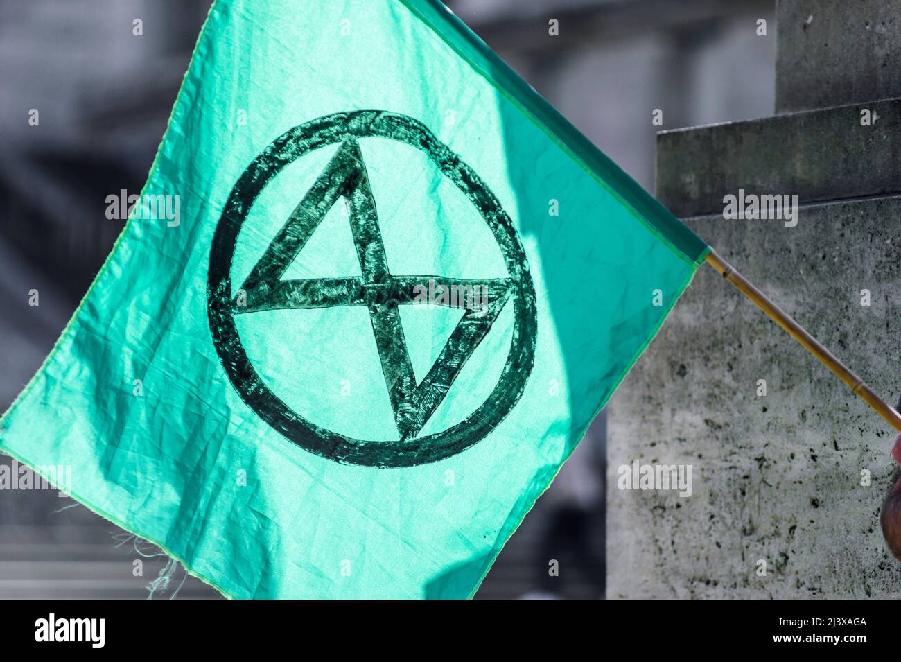 Flag Extinction Rebellion | Drapeau Extinction Rebellion Stock Photo ...