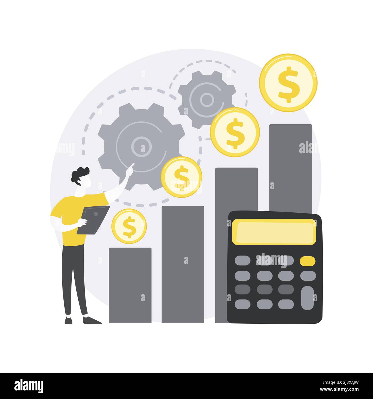 Salesman and client Stock Vector Images - Alamy