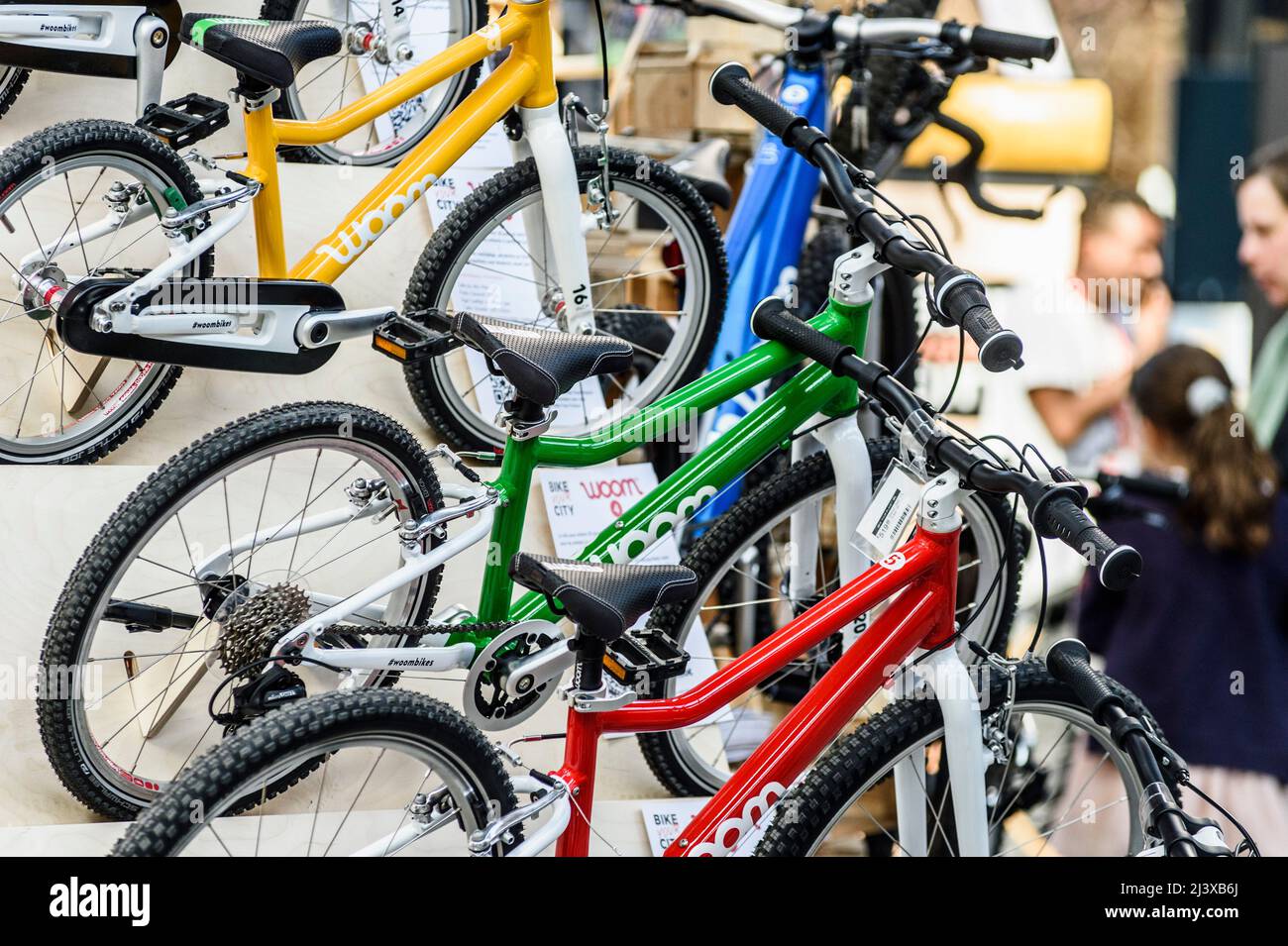 Exposition of different kind of bikcycle at the Bike Brussels - View ...