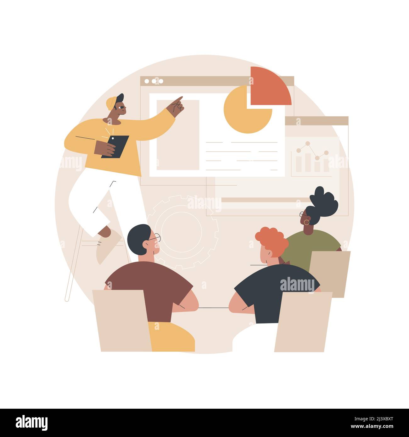 Events abstract concept vector illustration. Corporate events, event ...