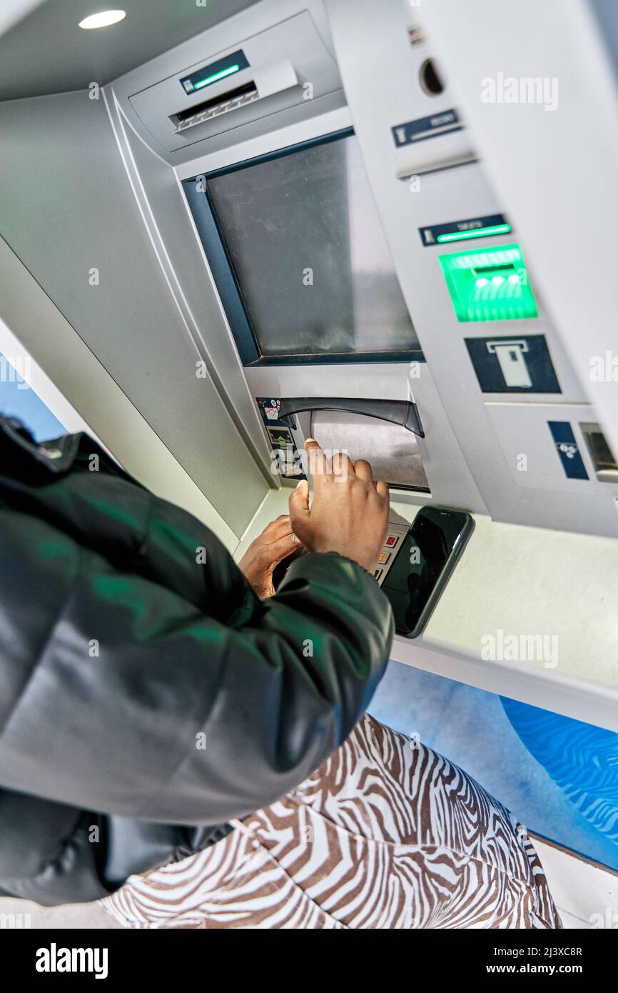 Entering pin hi-res stock photography and images - Alamy