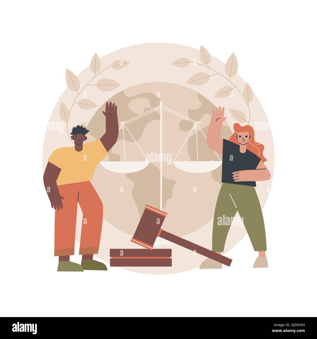 Youth rights abstract concept vector illustration. Youth liberation ...