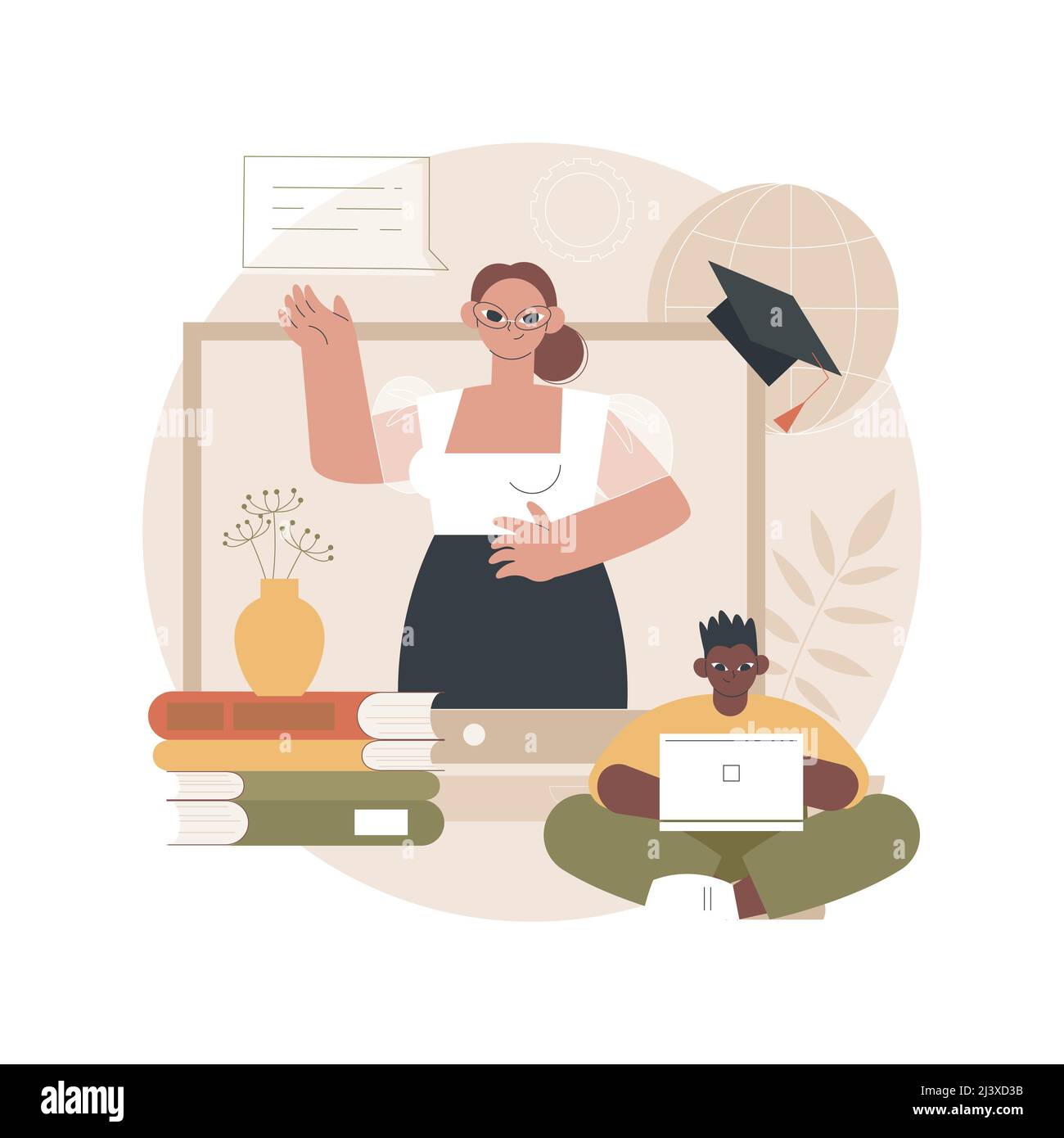 Collaborative learning Stock Vector Images - Alamy