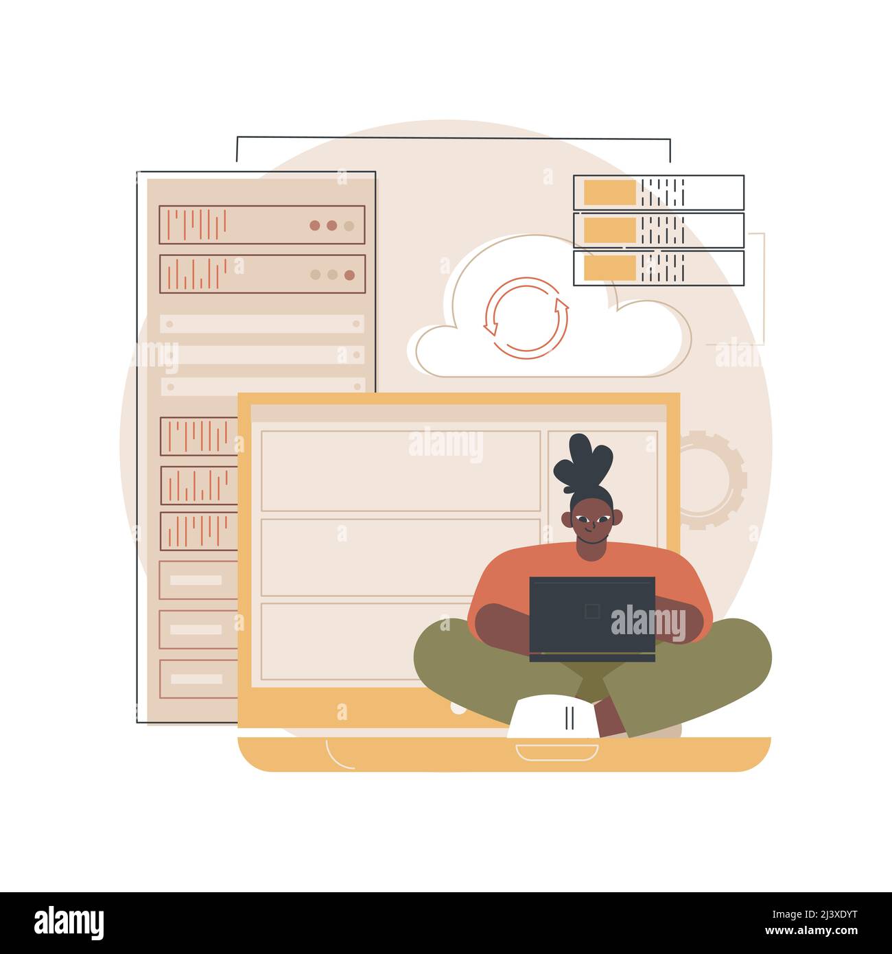 Client environment Stock Vector Images - Alamy