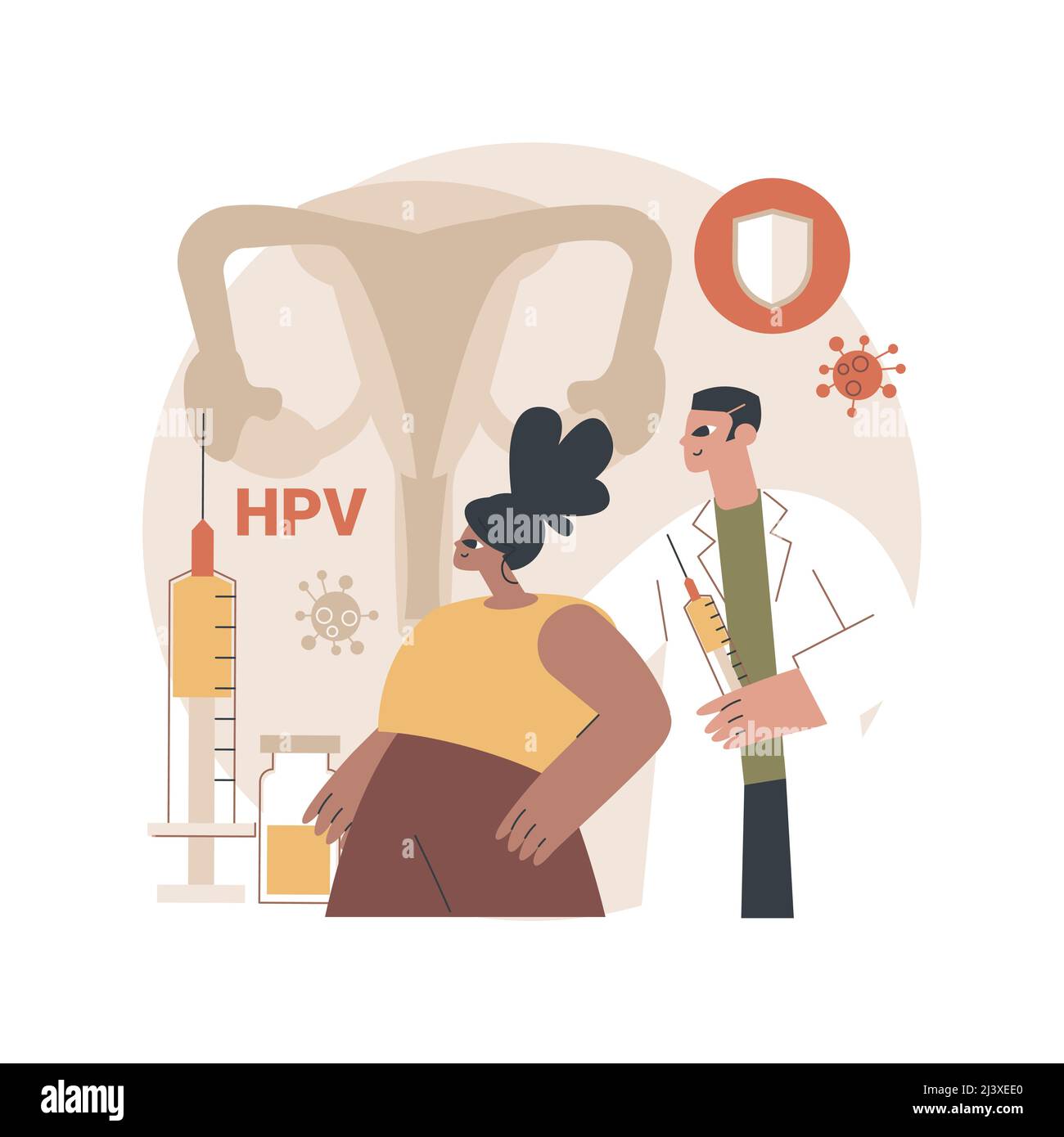 Vaccination reaction Stock Vector Images - Alamy