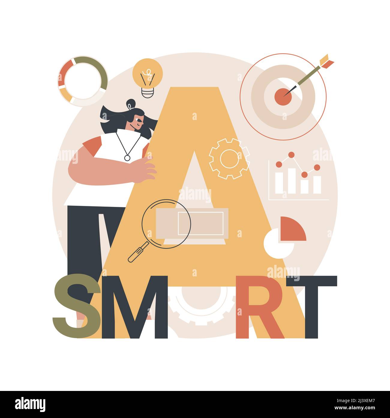 Strategic objectives cartoon Stock Vector Images - Alamy