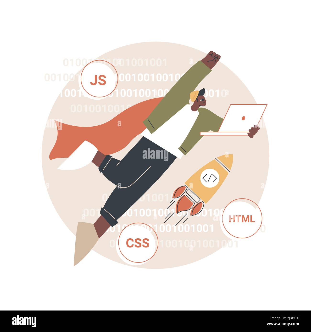 Advanced computer skills abstract concept vector illustration. Skills ...